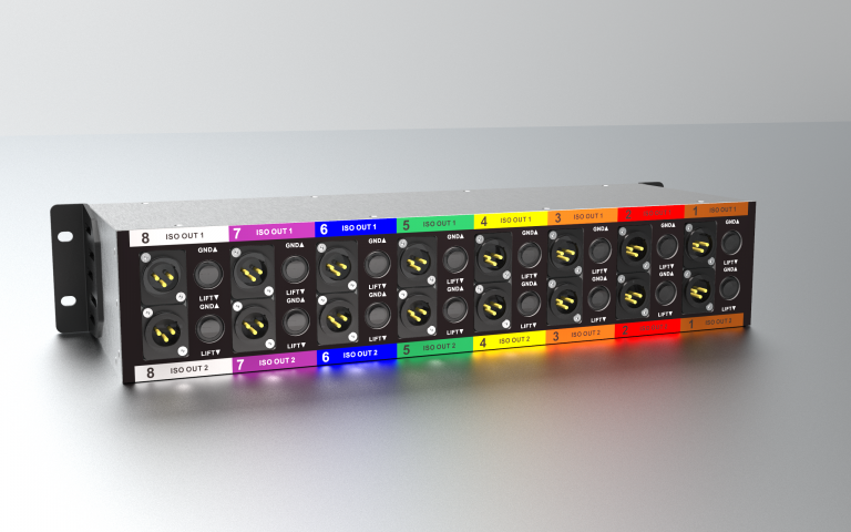 19" XLR Audio Isolation Transformer – SUPERCAN Light